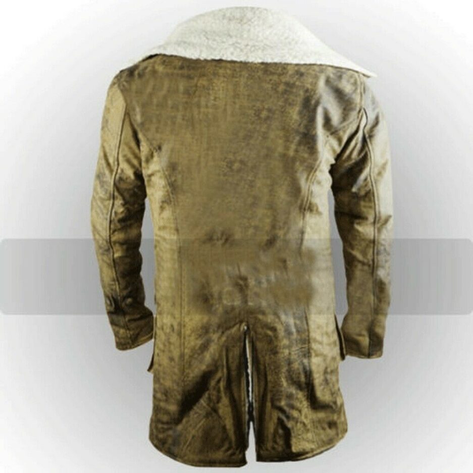 The Dark Knight Rises Bane Buffing Brown Leather Trench Coat Jacket ...