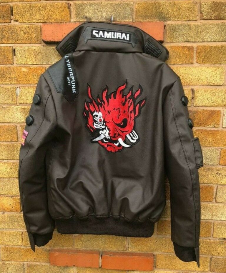 Cyberpunk 2077 V Samurai Leather Jacket - JacketsbyT