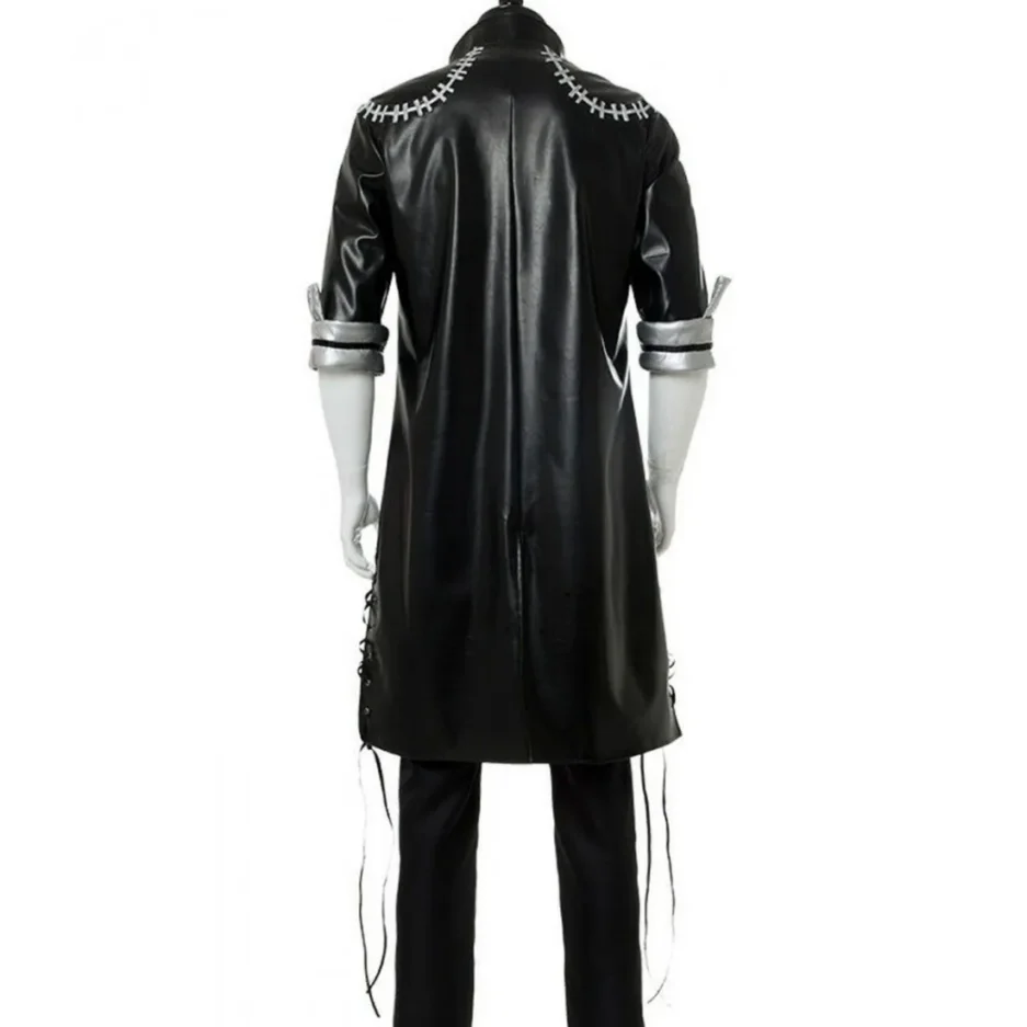 Dabi My Hero Academia Leather Coat Halloween Cosplay Costume - JacketsbyT