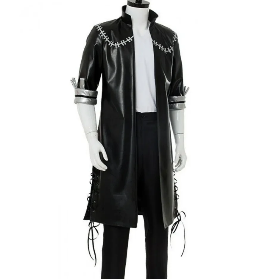 Dabi My Hero Academia Leather Coat Halloween Cosplay Costume - JacketsbyT
