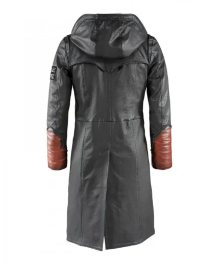 Battle Fallout 4 Arthur Maxson Sheepskin Leather Trench Coat - JacketsbyT