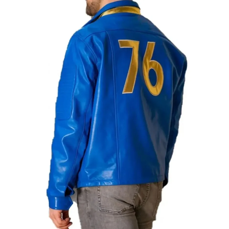 Fallout 76 the Vault Leather Jacket - JacketsbyT