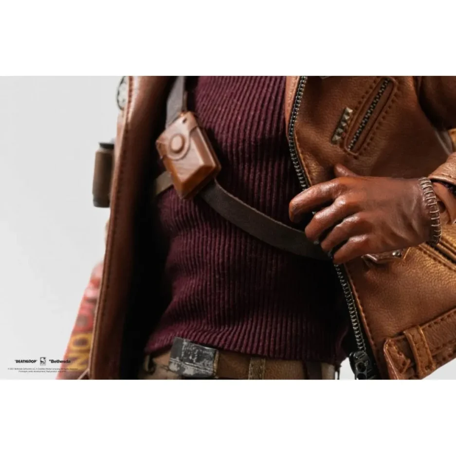 Colt Vahn Deathloop Brown Leather Jacket Costume - JacketsbyT