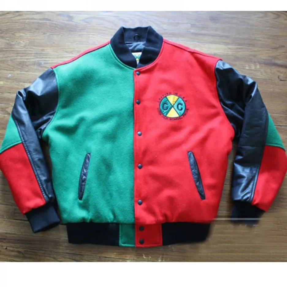 Cross Colours Letterman Jacket - JacketsbyT