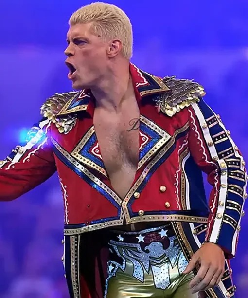 WWE Cody Rhodes Military Coat - JacketsbyT